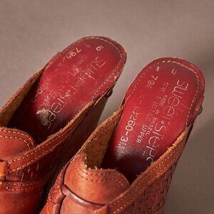 Side Step | Shoes | Vintage 97s Sweet Steps Brown Leather Wooden Clogs ...